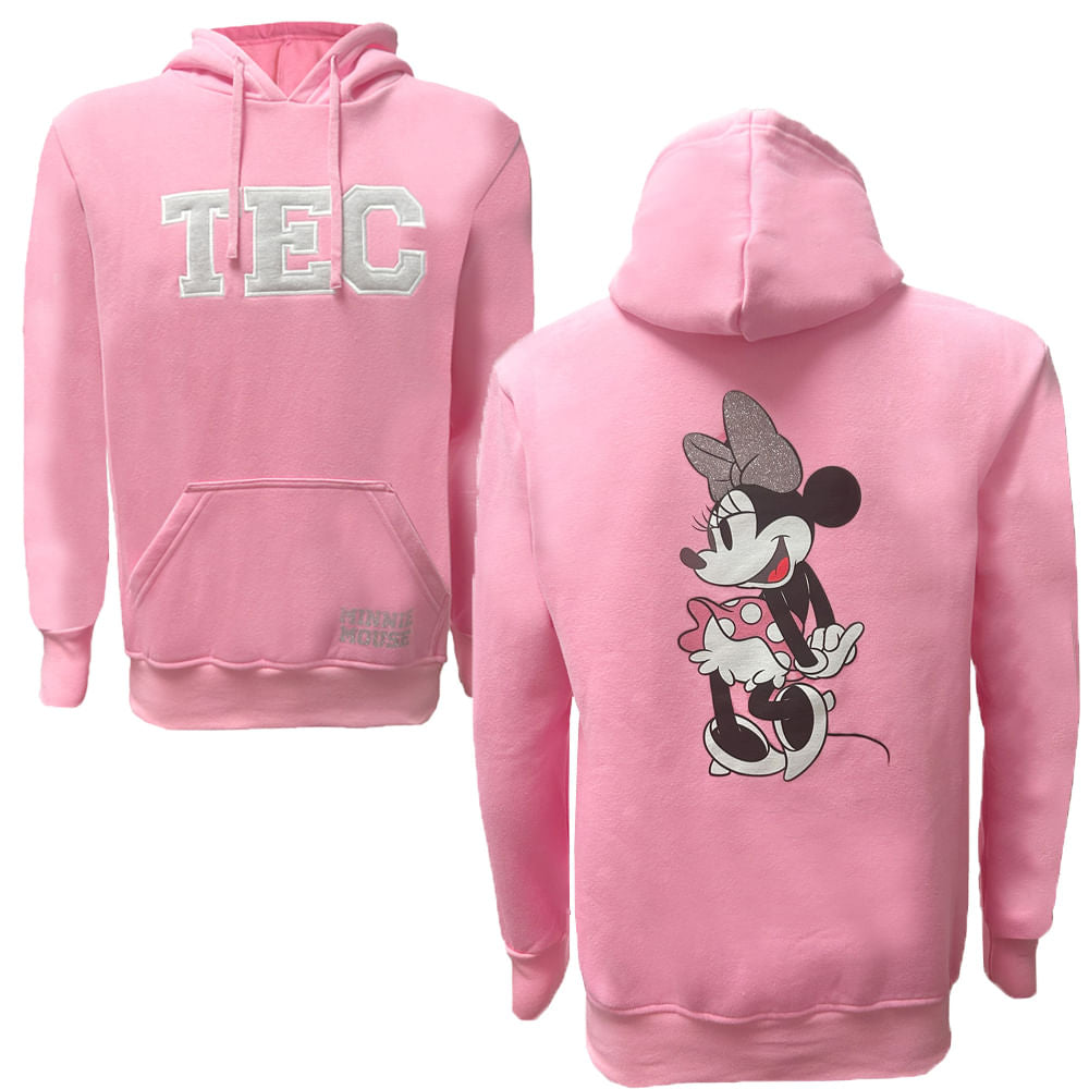 Sudadera Algodón Disney Minnie TEC Rosa – TECstore