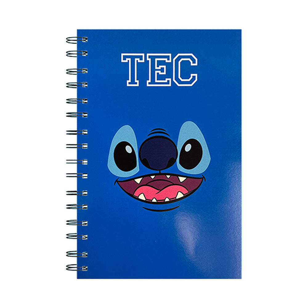 Libreta Disney Stitch Face, azul – TECstore