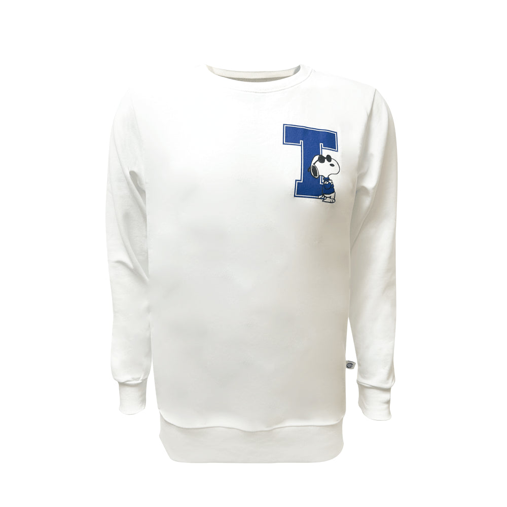 Sudadera Crewneck Peanut Snoopy TEC Blanco, unisex – TECstore